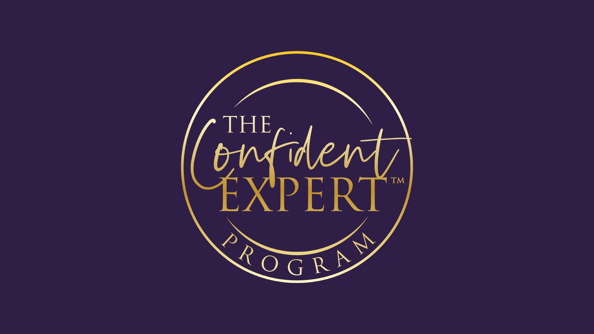 Live Training Thank You - Confident Expert Program Live Training Thank You - Confident Expert Program